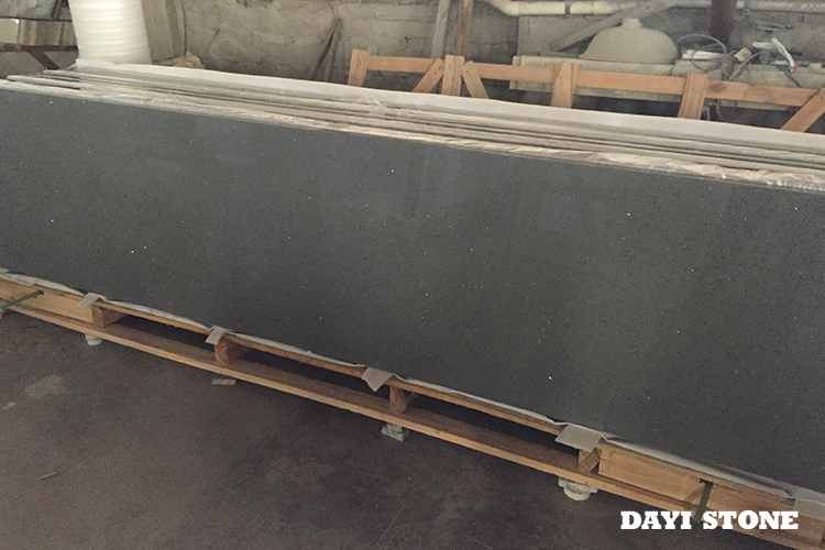 Black Galaxy Quartz Countertop : Xiamen Dayi Stone Co.,Ltd