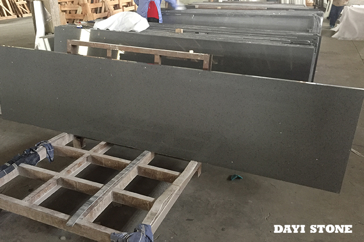 Black Galaxy Quartz Countertop : Xiamen Dayi Stone Co.,Ltd