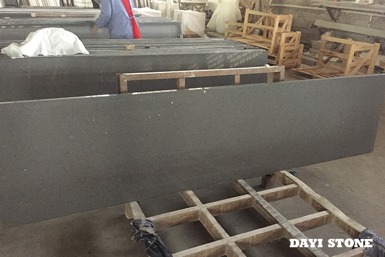 Black Galaxy Quartz Countertop : Xiamen Dayi Stone Co.,Ltd