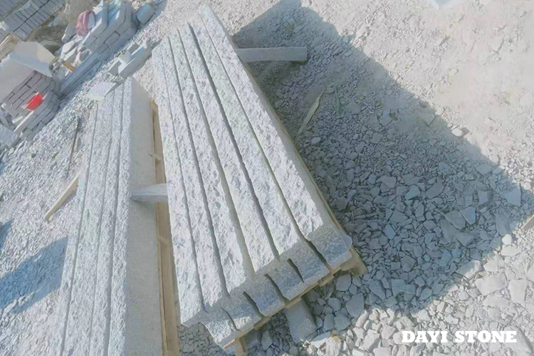 G603-10 Light Grey Granite Natural Stone Palisade All sides pineapple ...