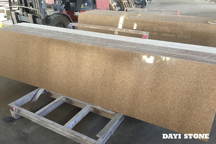 River Yellow Quartz Countertops : Xiamen Dayi Stone Co.,Ltd