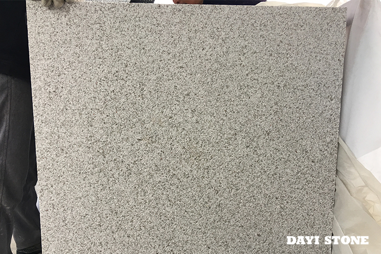 White Granite Tiles Flamed 60X60 Natural Stone For Wall Cladding and ...